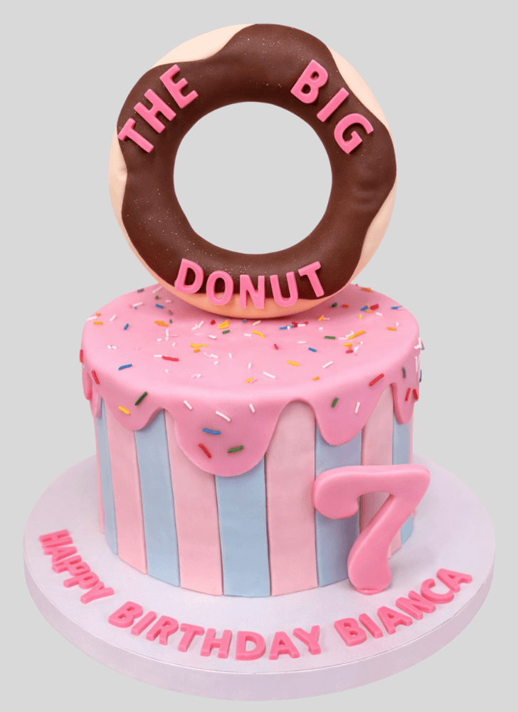 Donut Birthday Cake Ideas Images (Pictures)