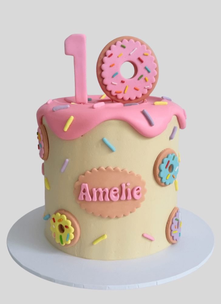 Donut Birthday Cake Ideas Images (Pictures)