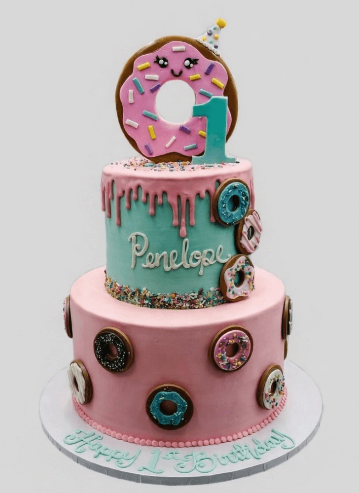 Donut Birthday Cake Ideas Images (Pictures)