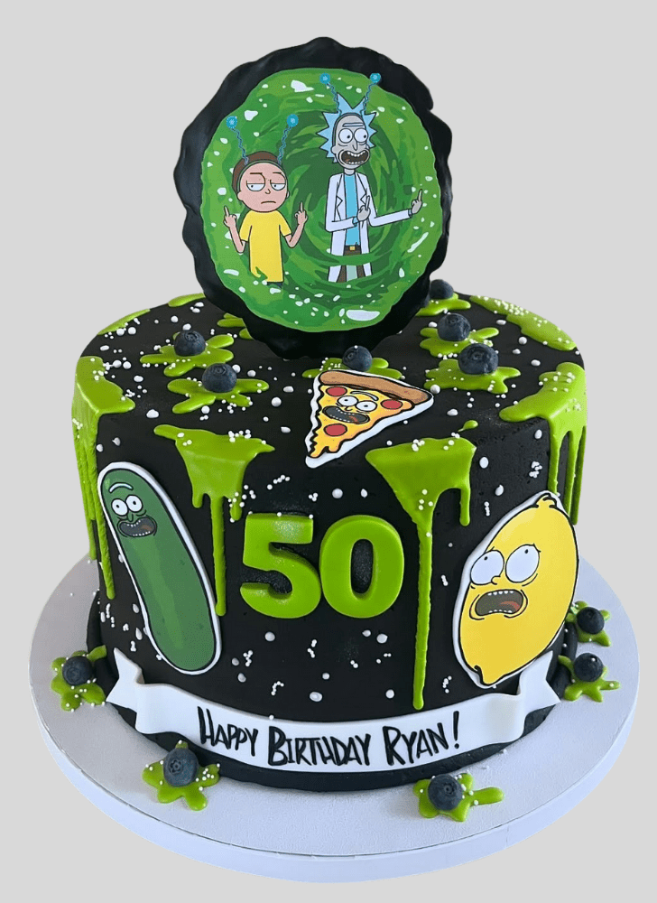 Rick and Morty Birthday Cake Ideas Images (Pictures)