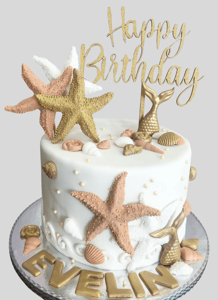 Starfish Birthday Cake Ideas Images (Pictures)